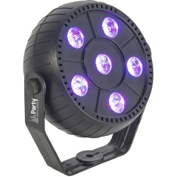 PARTY-PAR6 Led Par 6 x 1,5Watt RGB