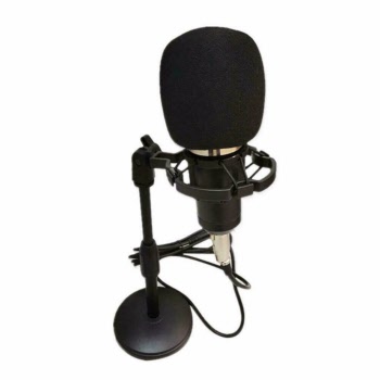 Studio Condensator Microfoon set compleet, tafel statief, Kabel Etc.