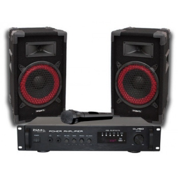 Ibiza Sound DJ150 Dj geluidset met USB en Bluetooth