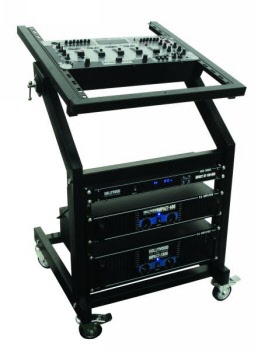 Studio-Rack 19 Inch Op Wielen